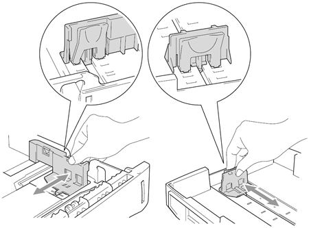 Load paper into my Brother machine's paper tray. | Brother